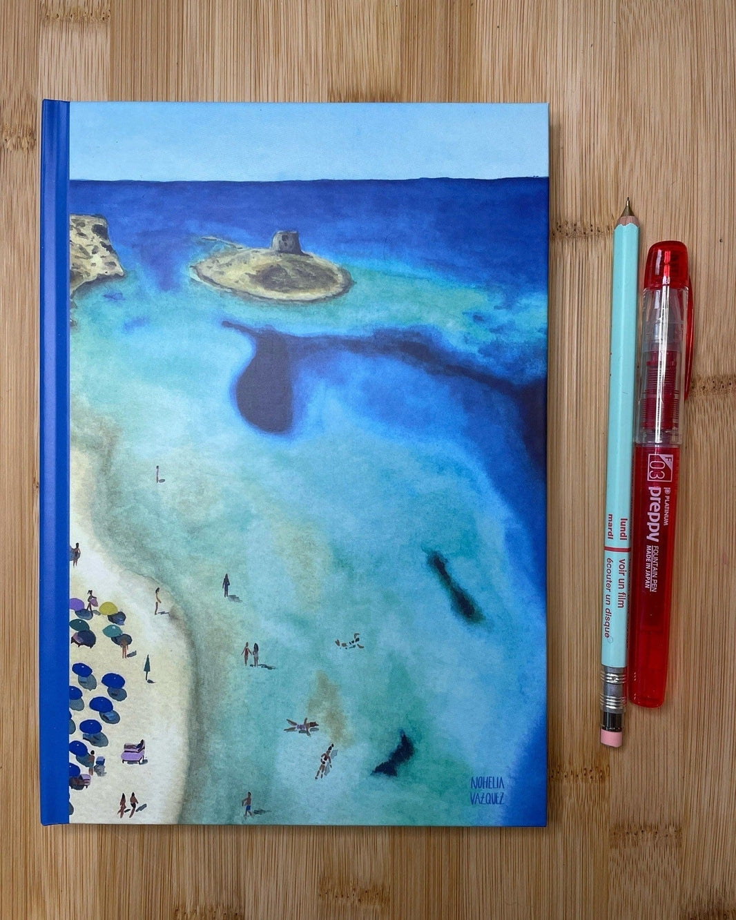 Notebook collection with art covers | Nohelia Vazquez Art